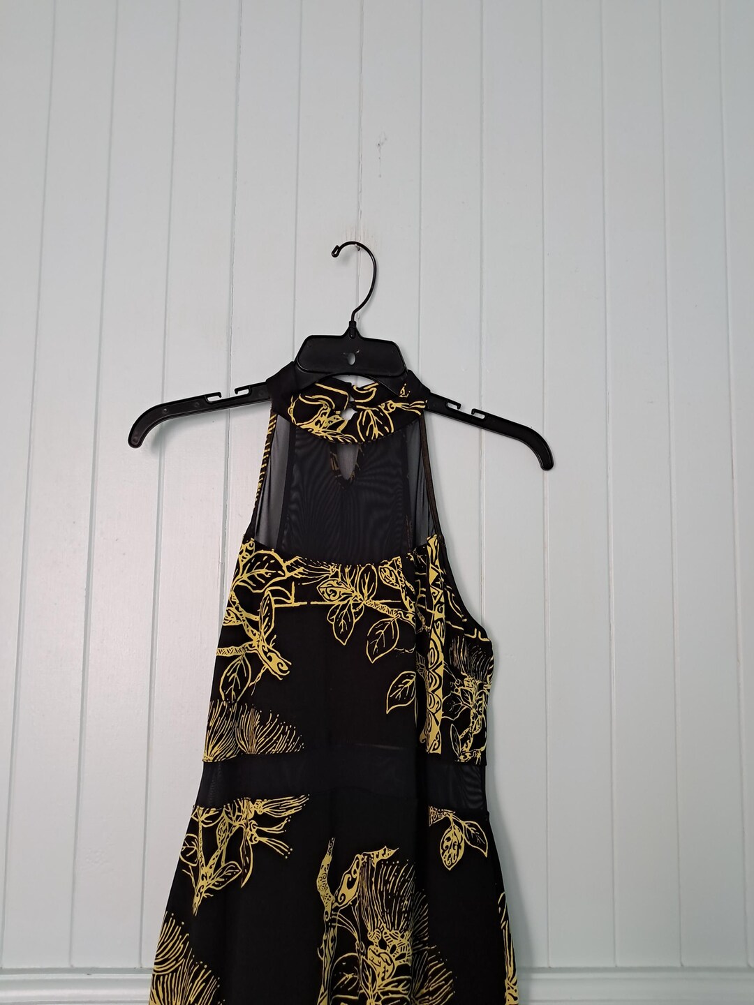 Wahine Toa Vintage Hawaiian Aloha Womens Club Dress Sz L Stretch ...