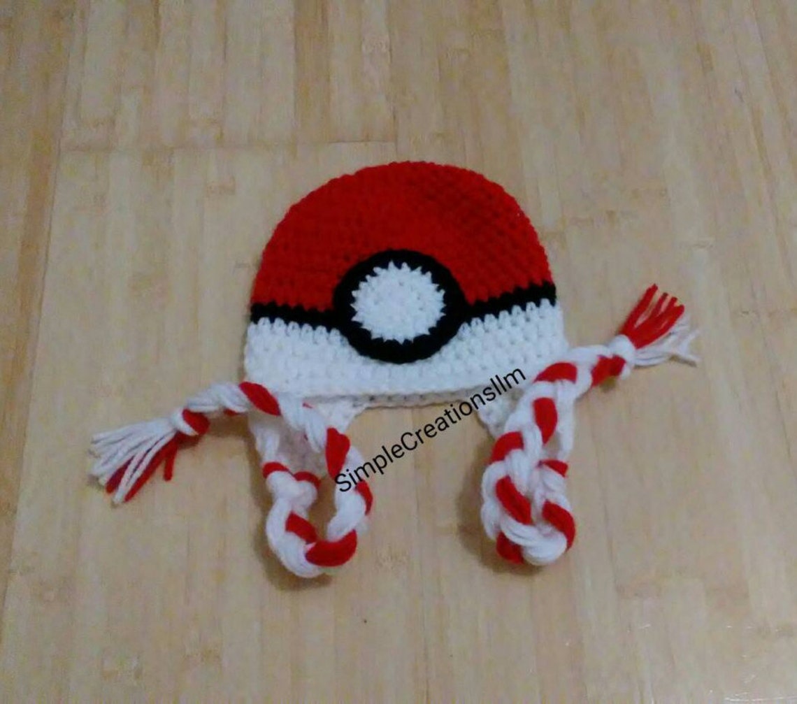 Baby Pokemon Hat, Crochet Pokemon Go, Photo Props, Crochet Pokemon ...