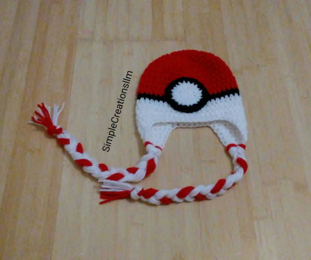 Baby Pokemon Hat, Crochet Pokemon Go, Photo Props, Crochet Pokemon ...