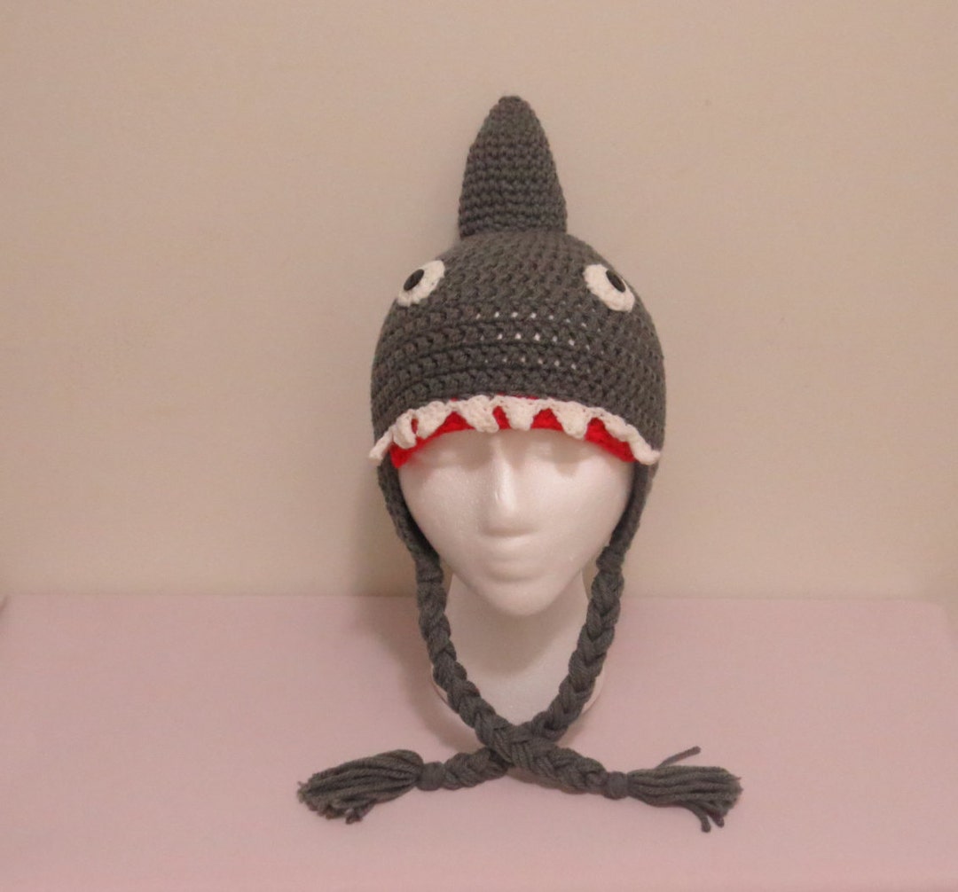 Baby Shark Hat, Costume Hat, Beanie Shark Hat, Toddler Hat, Made to ...