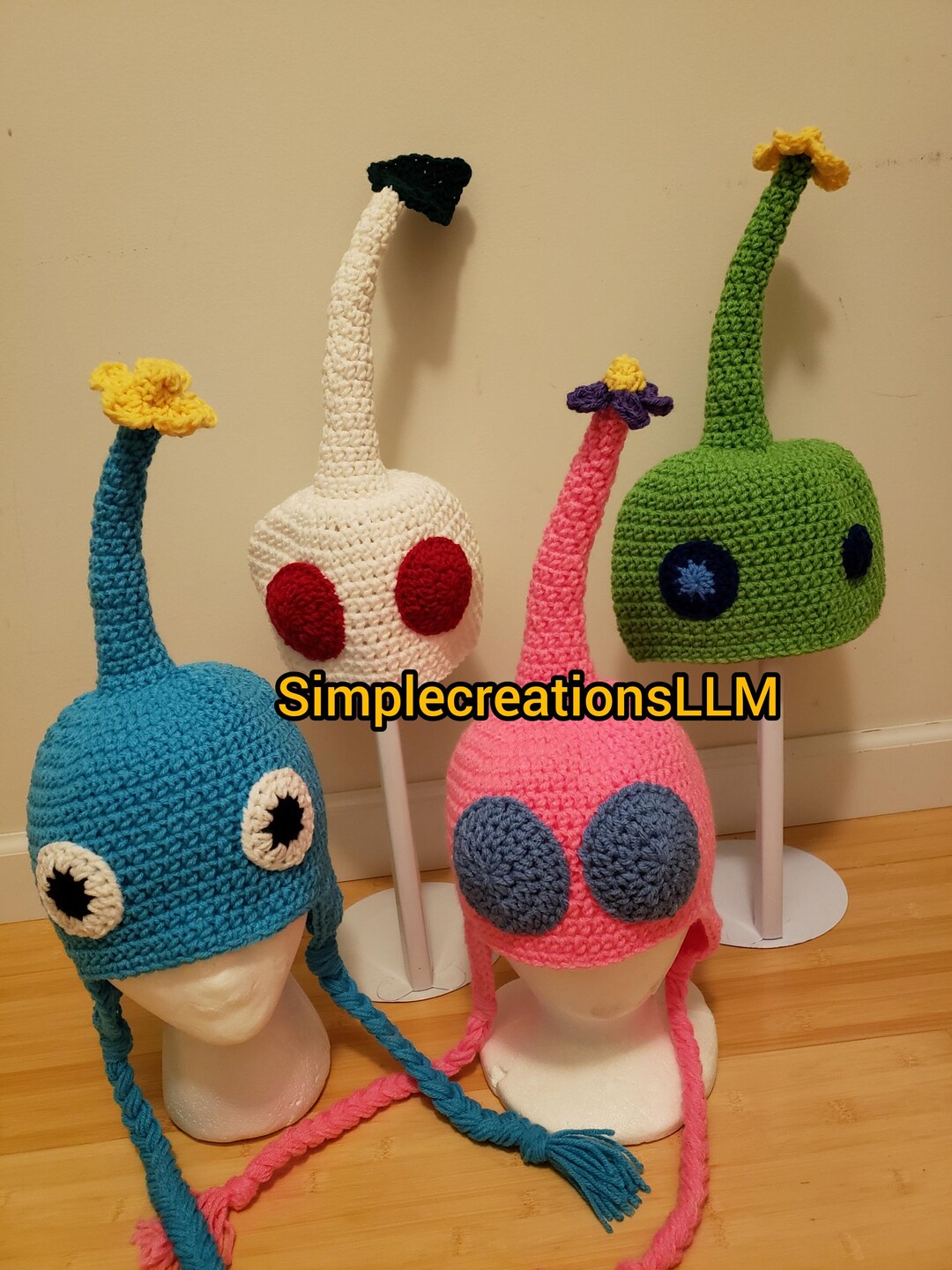 Crochet Pikmin Hat: Nintendo Game Inspired, Made to Order - Etsy
