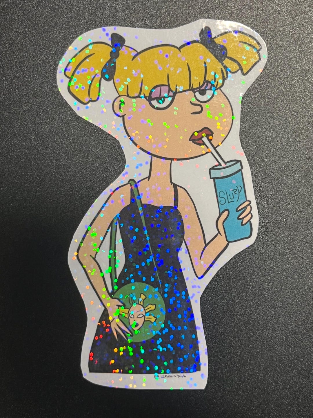 Angelica Pickles Gothic Adult Art Sticker Rugrats - Etsy