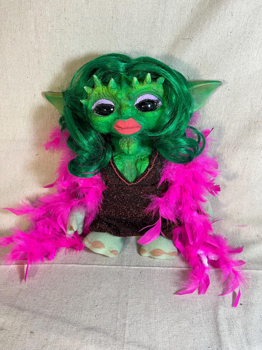 Gremlins 2 Greta Gremlin Doll Ooak Art Doll Horror Movie Fan Art ...