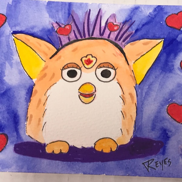 Furby Art Painting - Etsy