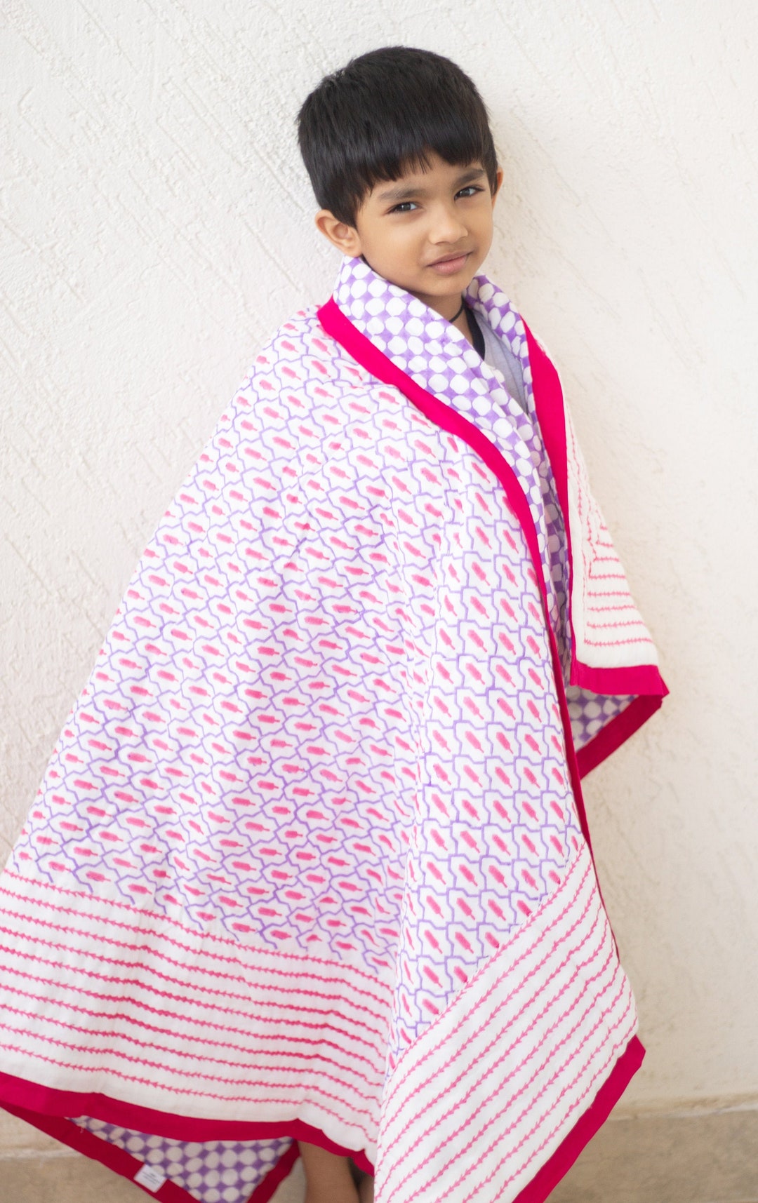 Geometric Baby Blanket Modern Baby Blanket Muslin Baby Blanket Baby ...