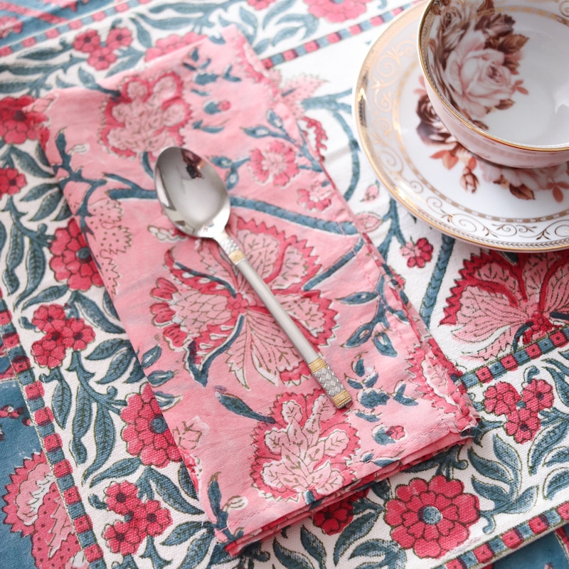 Block Print Napkins - Etsy