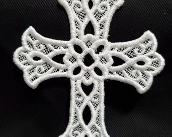 Lace Cross Transfer - Etsy