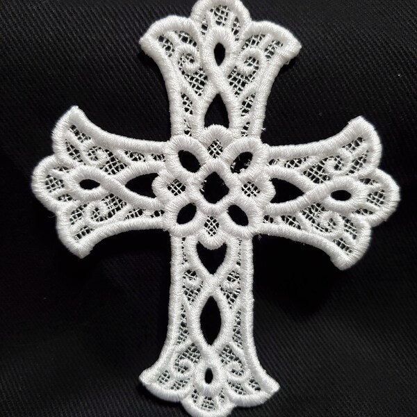 Lace Cross - Etsy