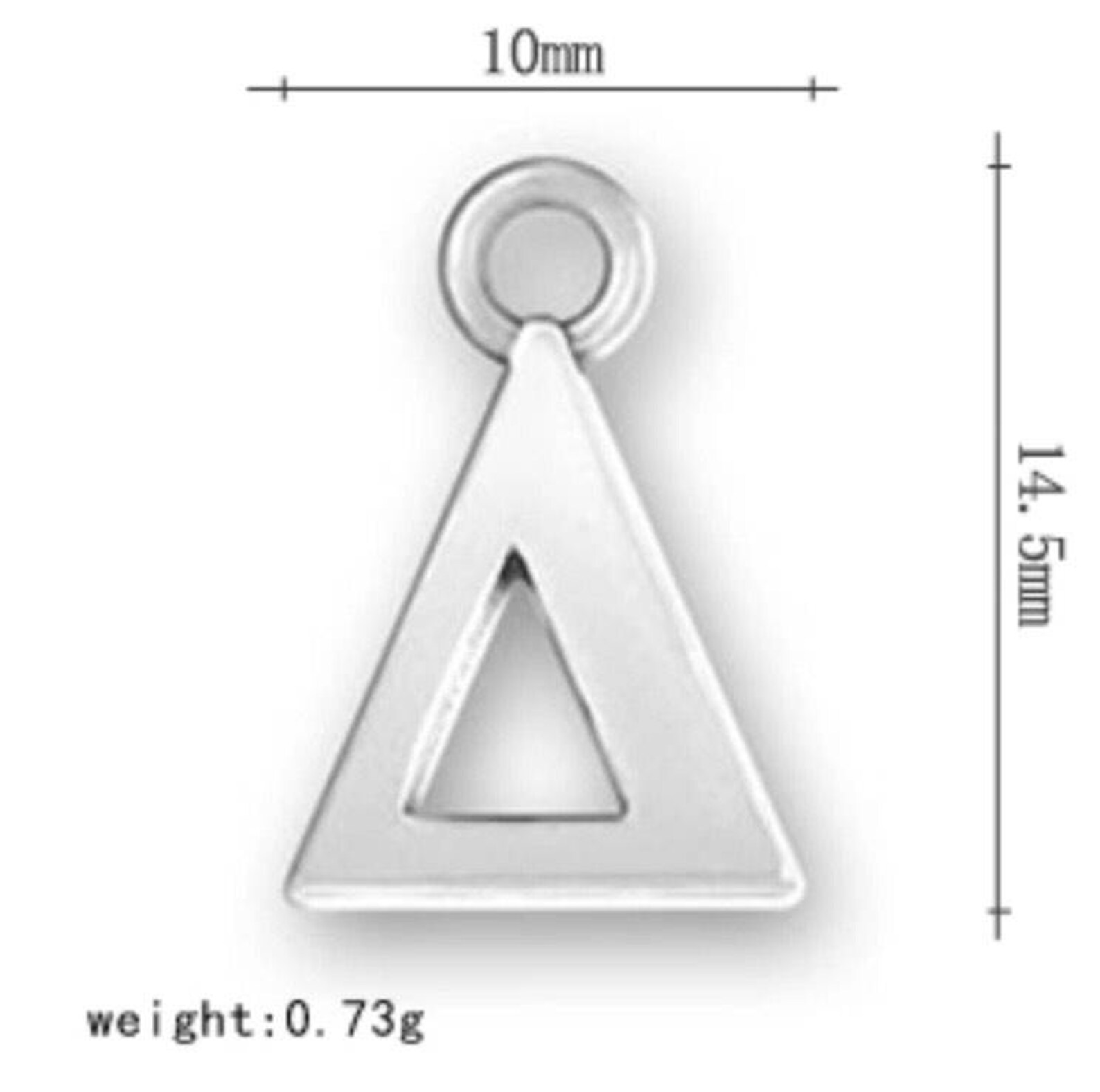 Greek Letter Delta Charms - Etsy