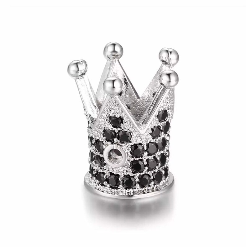 CZ Crown Bead, Cubic Zirconia Crown - Etsy