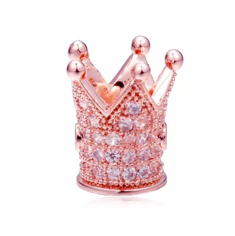 CZ Crown Bead, Cubic Zirconia Crown - Etsy