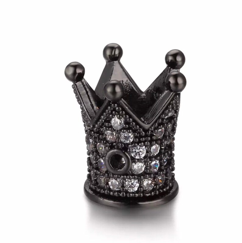 CZ Crown Bead, Cubic Zirconia Crown - Etsy