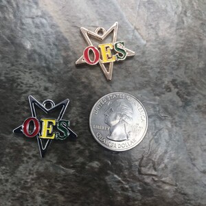 OES Hollow Star Charm - Etsy