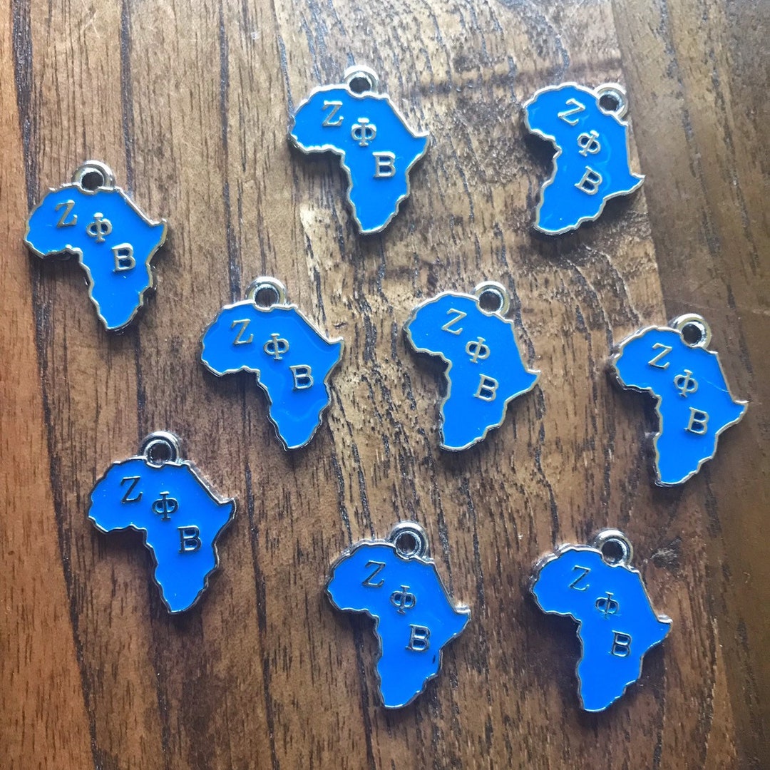 Zeta Phi Beta Africa Charms - Etsy