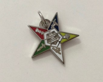 OES Hollow Star Charm | Etsy