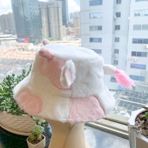 Pink Jolene the Cow Bucket Hat - Etsy