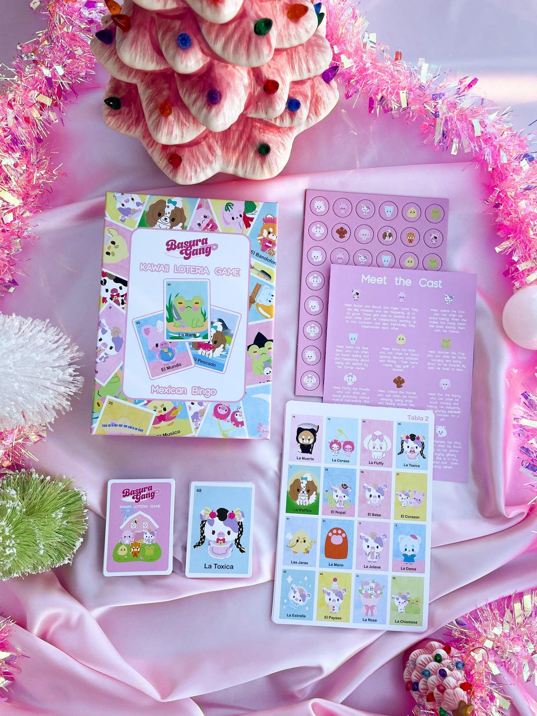 Kawaii Loteria Board Game - Etsy