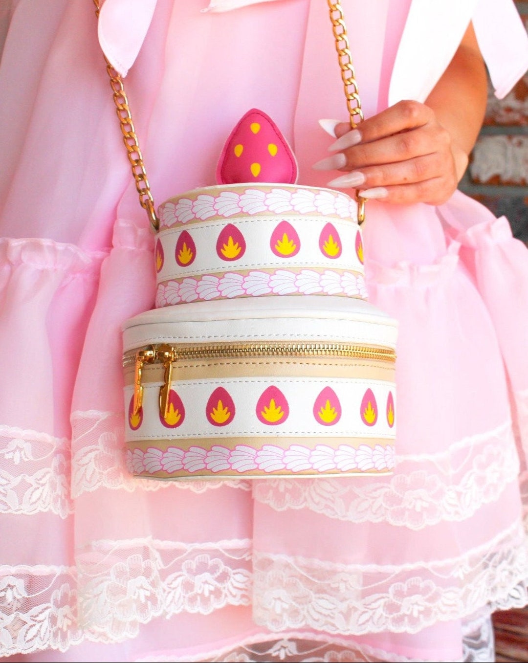 Strawberry Cake Bag - Etsy