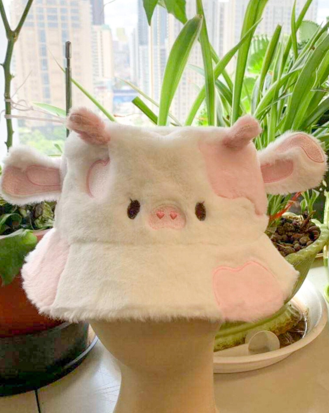 Pink Jolene the Cow Bucket Hat - Etsy