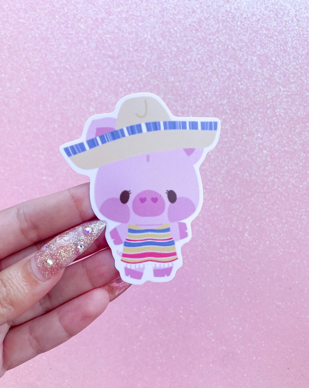 Poncho Biscuit Sticker - Etsy
