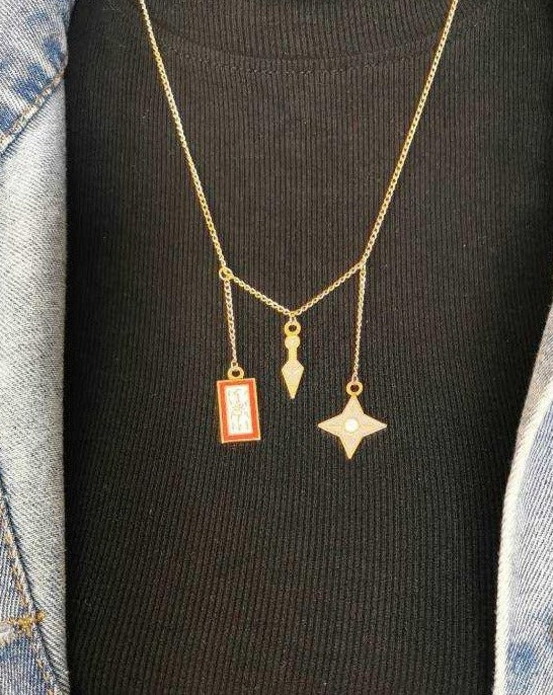 Japanese Weapons Necklace - Etsy