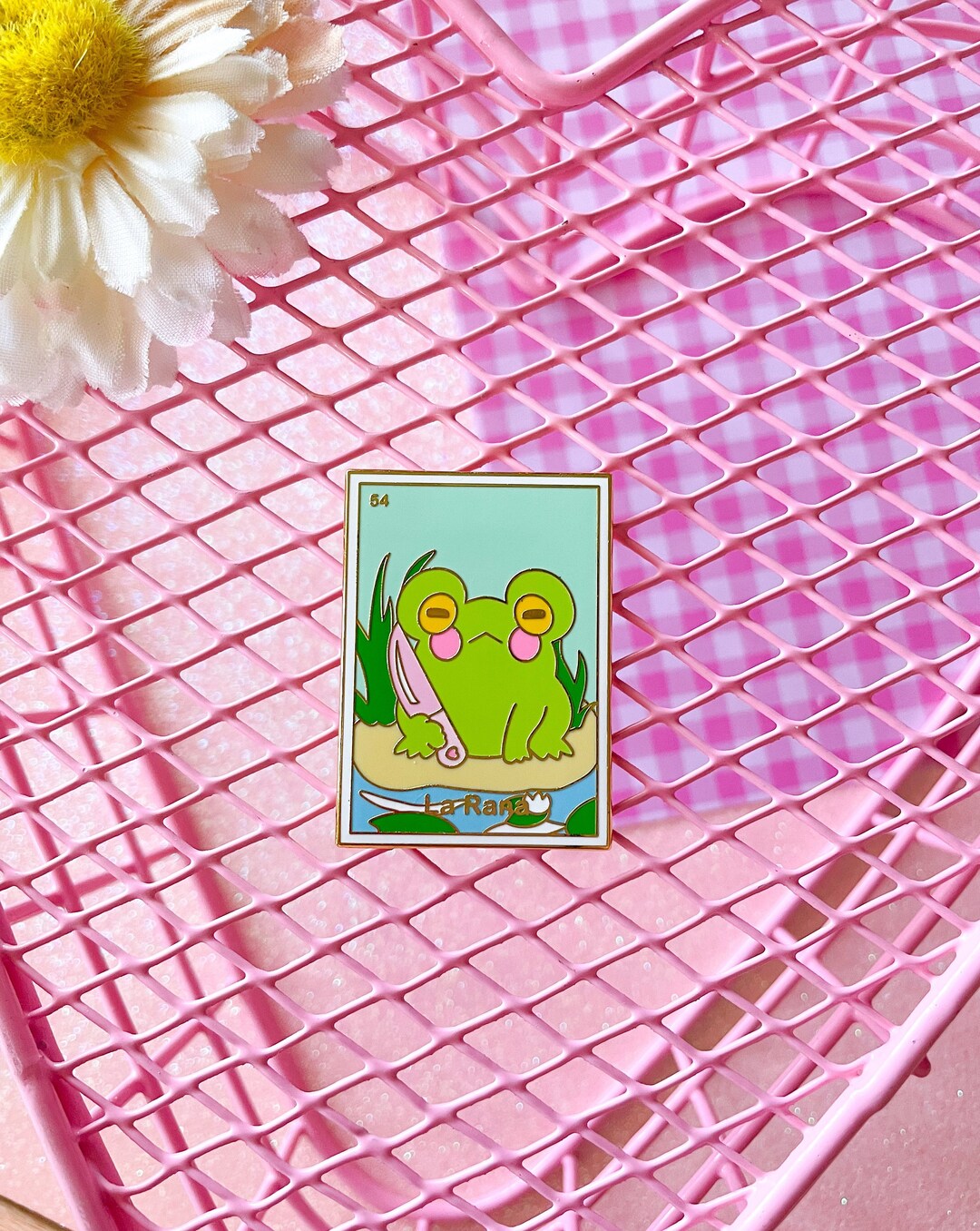 La Rana Loteria Pin - Etsy