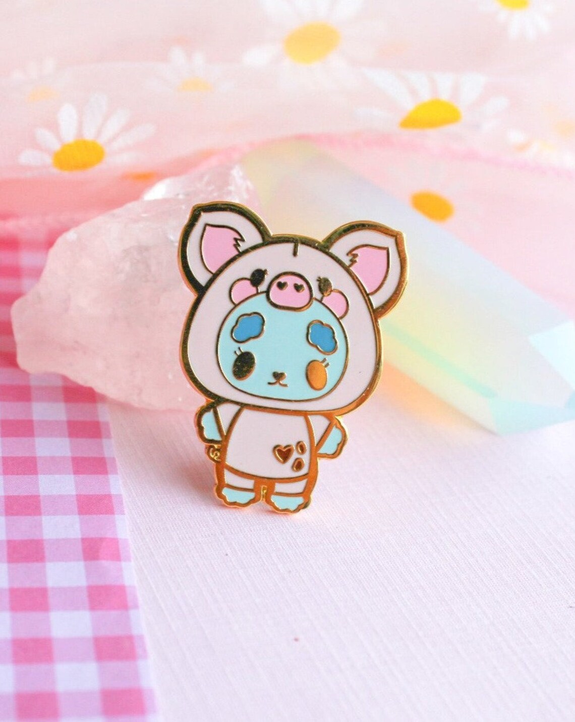 Biscuit Pig Costume Nube Enamel Pin - Etsy