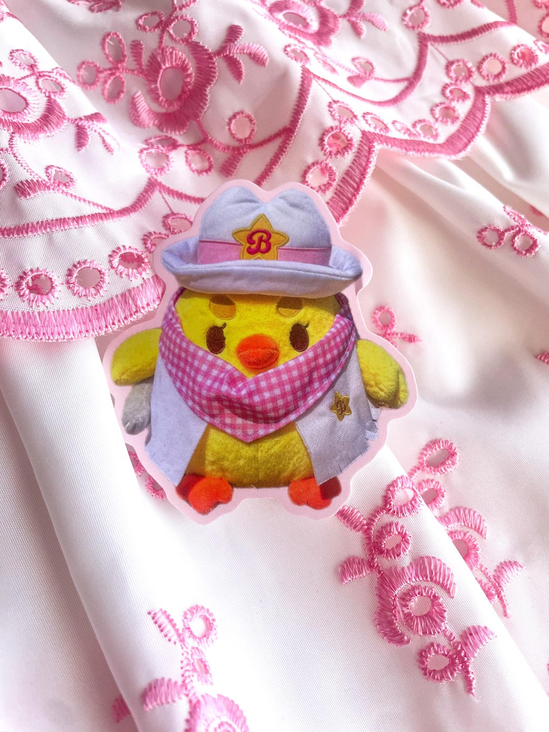 Cowboy Yema Plushie Sticker - Etsy