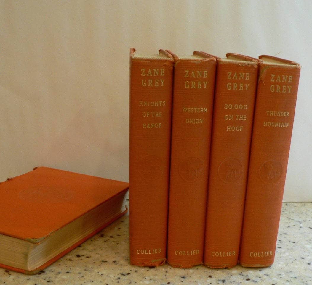 Zane Grey 5 Volume Vintage Collector's Books Circa 1930s - Etsy