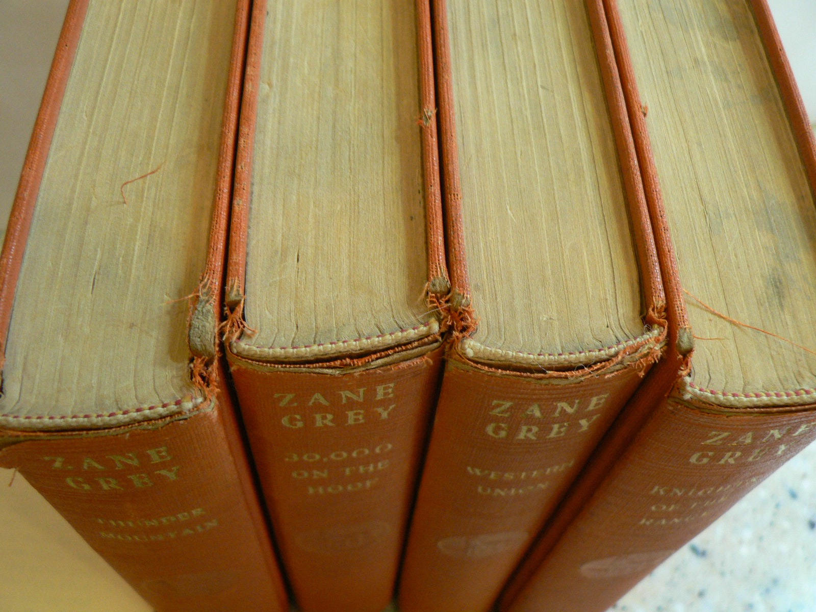 Zane Grey 5 Volume Vintage Collector's Books Circa 1930s - Etsy