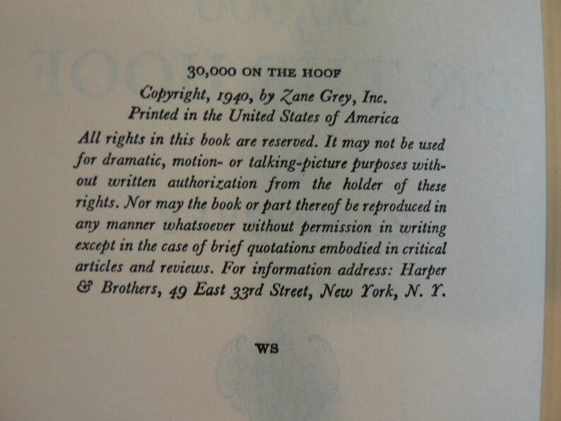 Zane Grey 5 Volume Vintage Collector's Books Circa 1930s - Etsy