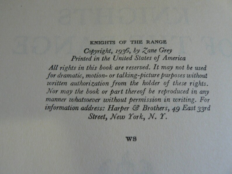Zane Grey 5 Volume Vintage Collector's Books Circa 1930s - Etsy