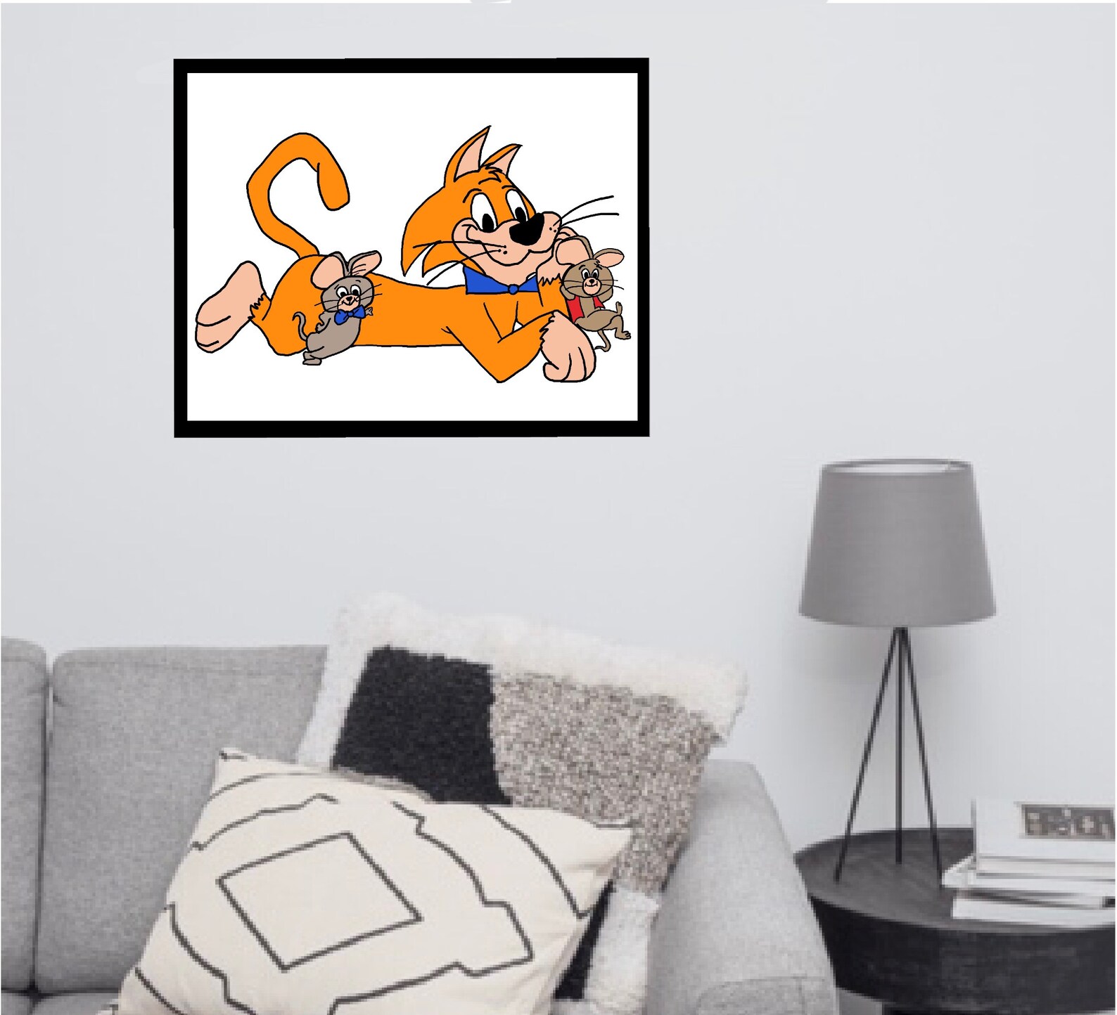 Jinks the Cat and Pixie and Dixie Poster, Instant Digital Download ...