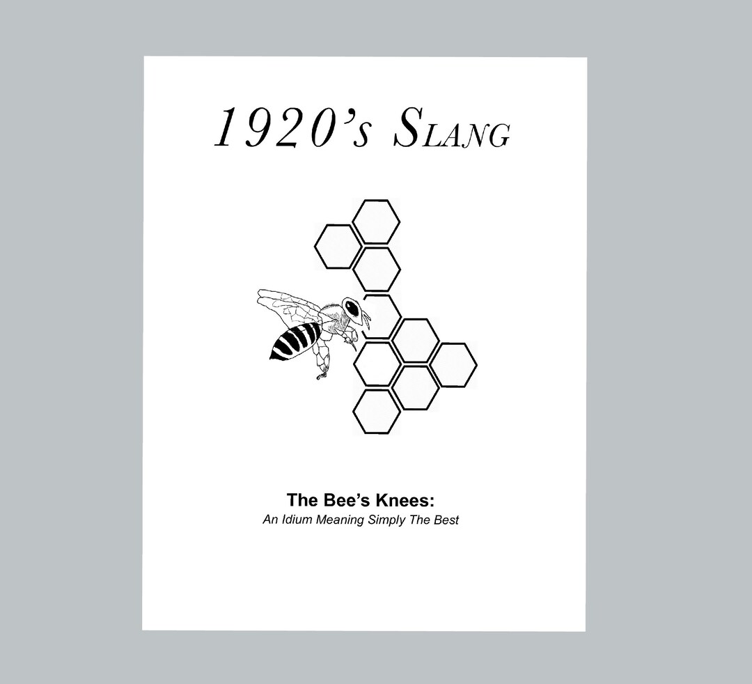 Bee’s Knees Definition Print, Digital Drawing, Instant Download ...