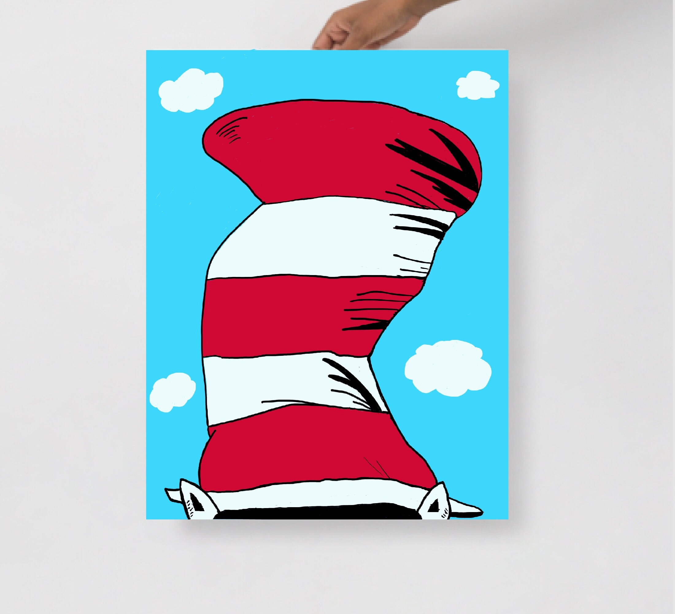Dr. Seuss Cat in the Hat Art, Children’s Book Art Prints, Instant ...