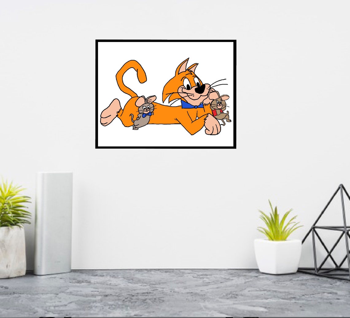 Jinks the Cat and Pixie and Dixie Poster, Instant Digital Download ...