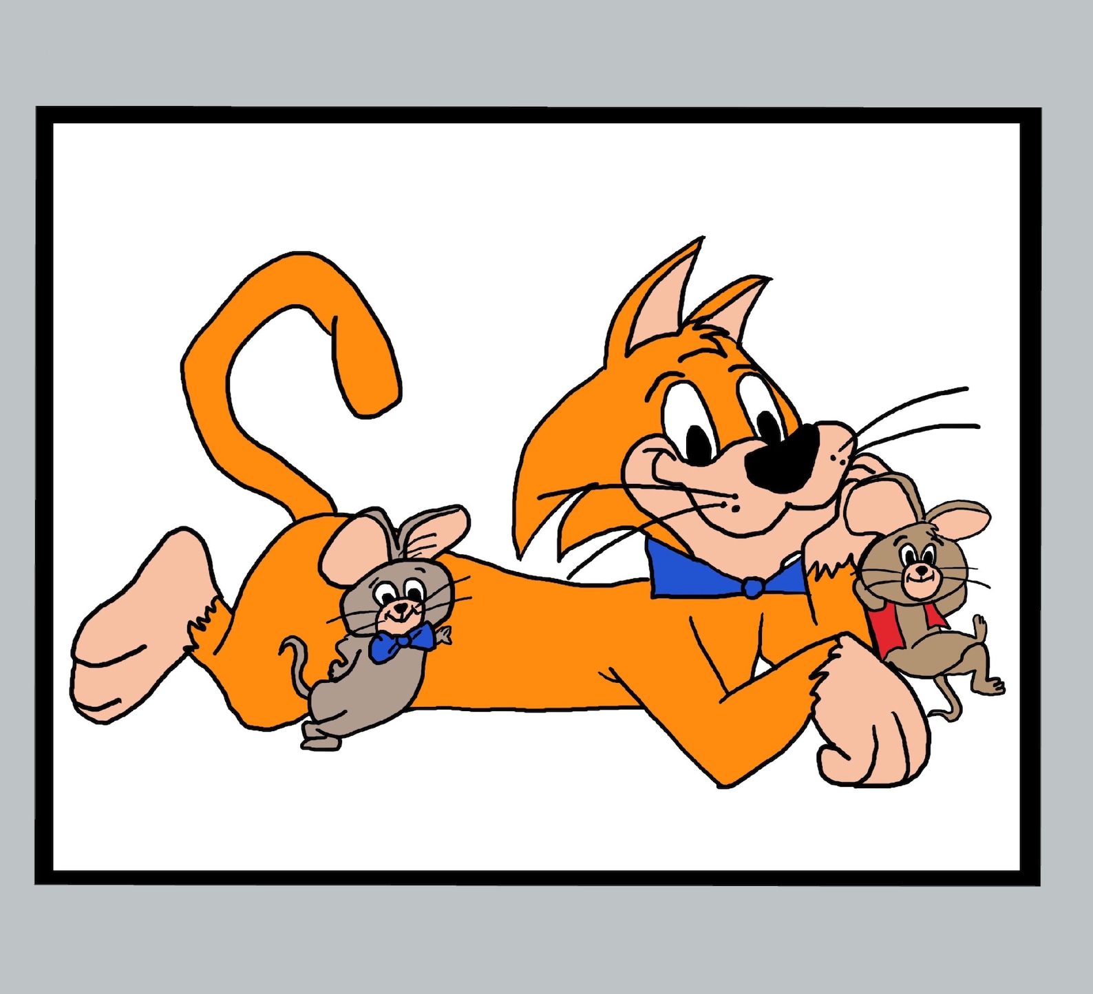 Jinks the Cat and Pixie and Dixie Poster, Instant Digital Download ...