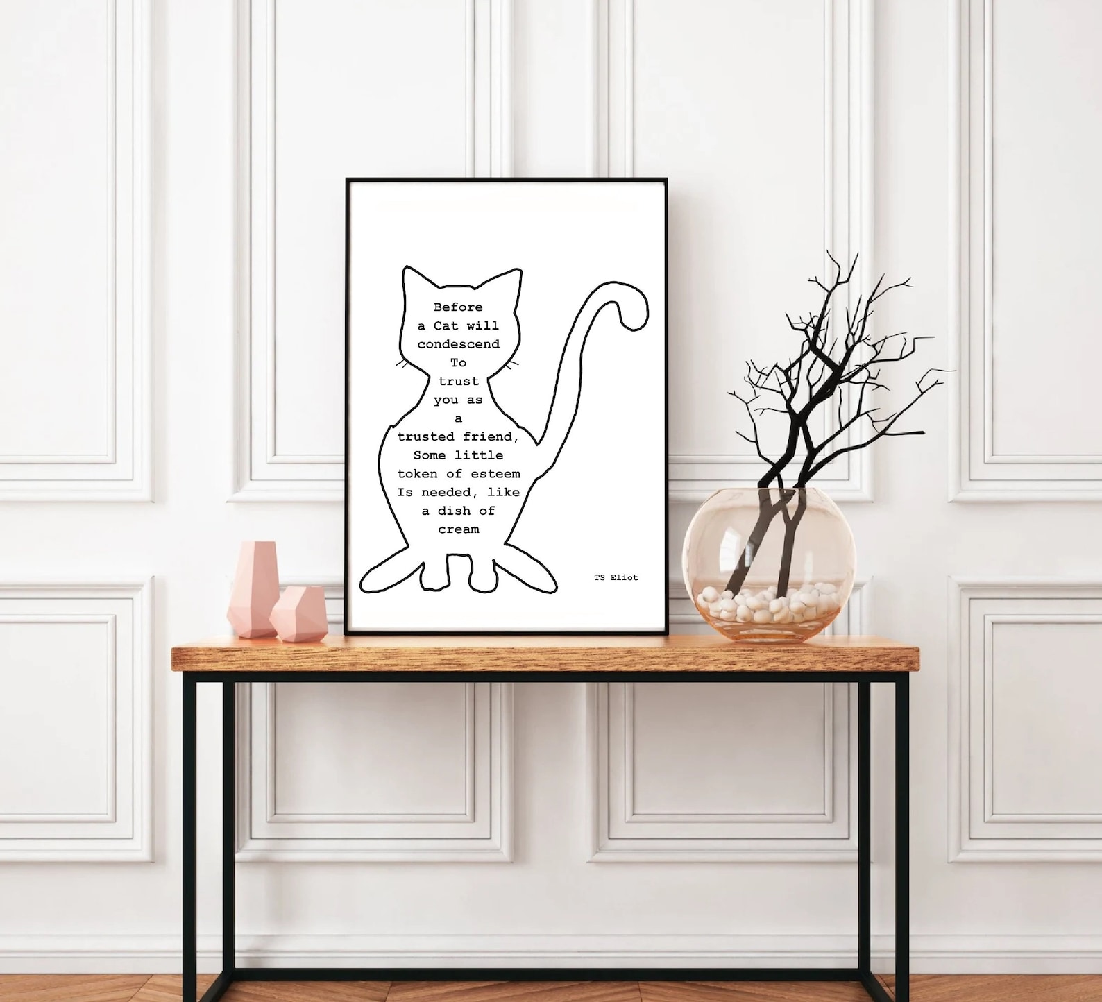 TS Eliot Cat Poem Famous Poet Print Printable Wall Art Cat - Etsy