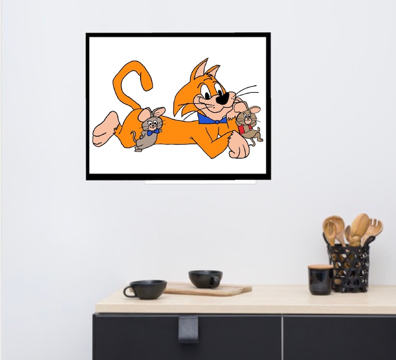 Jinks the Cat and Pixie and Dixie Poster, Instant Digital Download ...