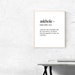 Humorous Definition Print, Instant Digital Download, Printable Wall Art ...