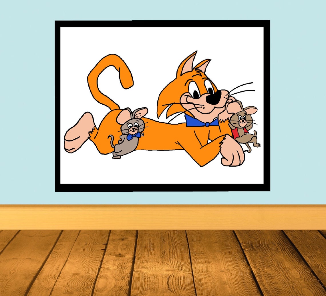 Jinks the Cat and Pixie and Dixie Poster, Instant Digital Download ...