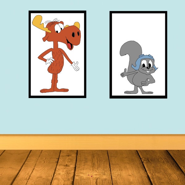 Bullwinkle Print - Etsy