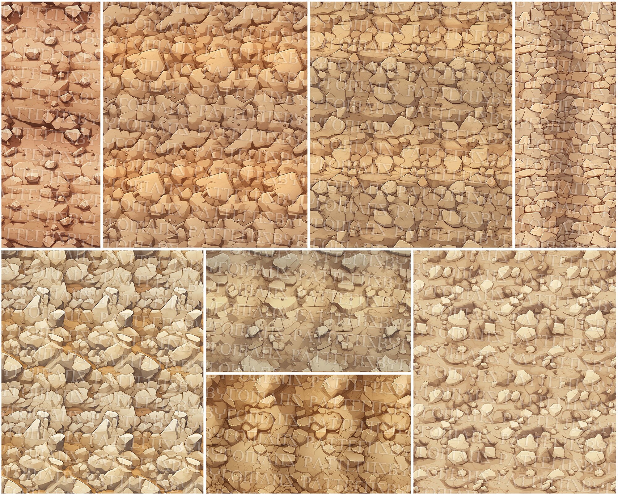 Desert Texture Digital Paper, Game Background, Game Design, Rock ...