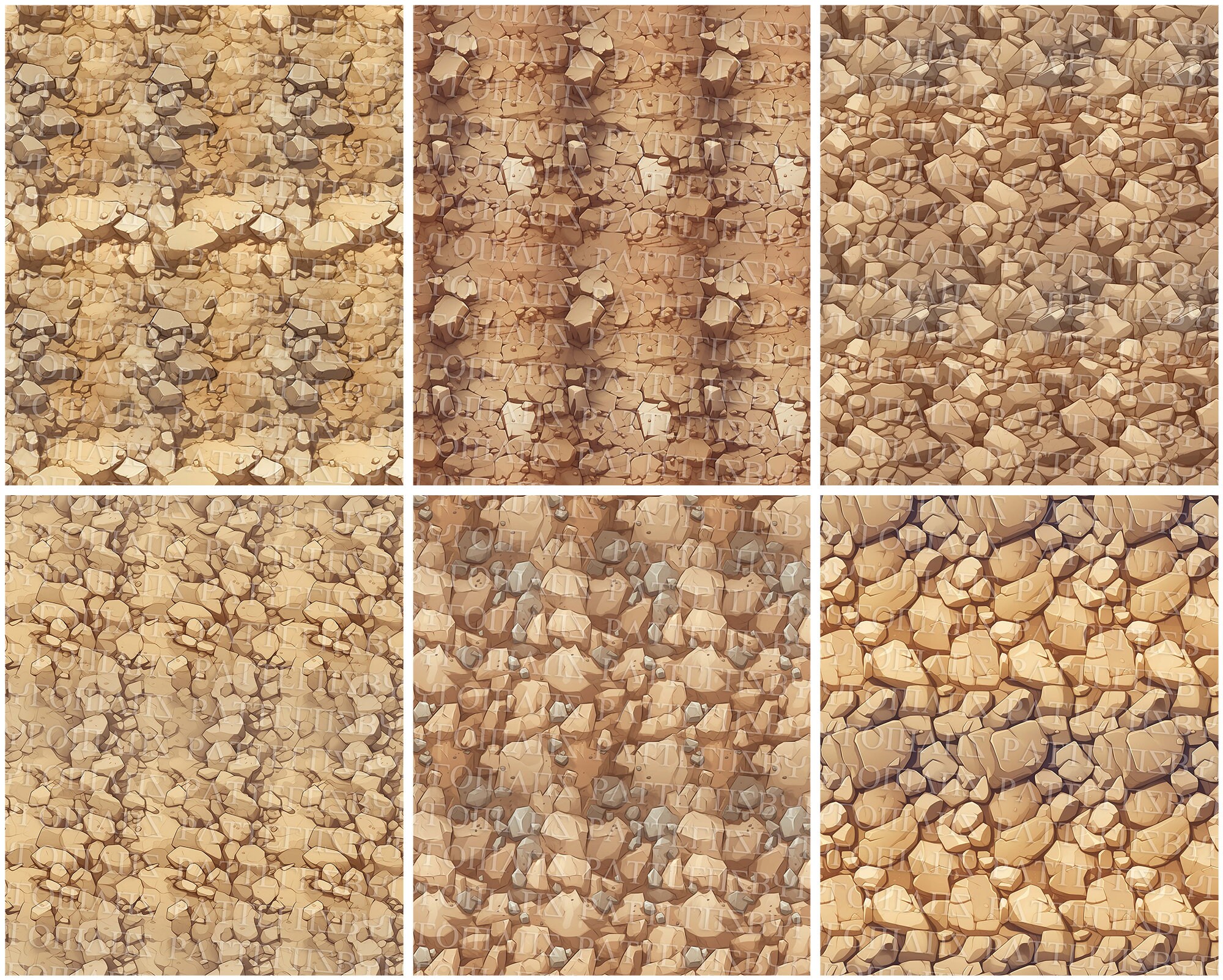 Desert Texture Digital Paper, Game Background, Game Design, Rock ...