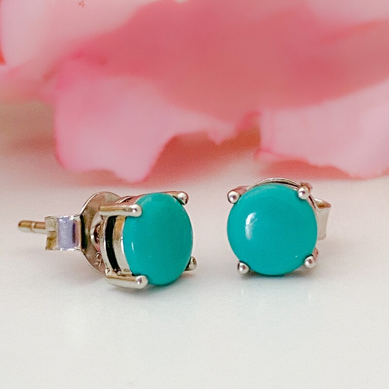 Turquoise Studs - Etsy