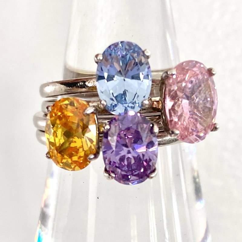 Light Lavender Blue Ring - Etsy