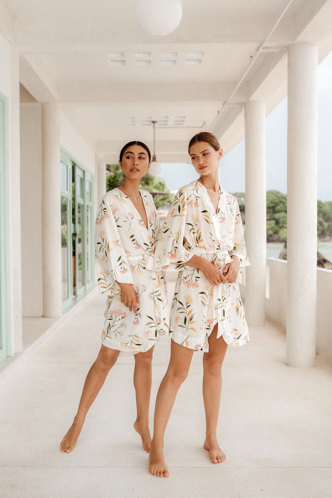 Robe kimono de demoiselle d'honneur // Fleur de riz // - Etsy France