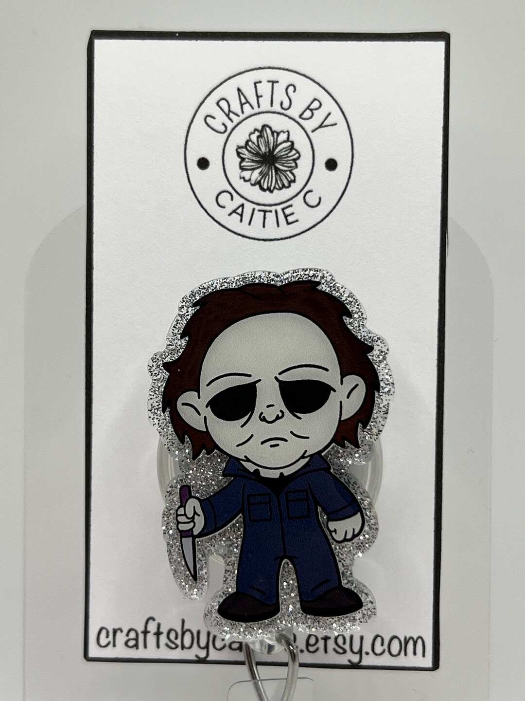 Michael Myers Retractable ID Badge Reel - Etsy