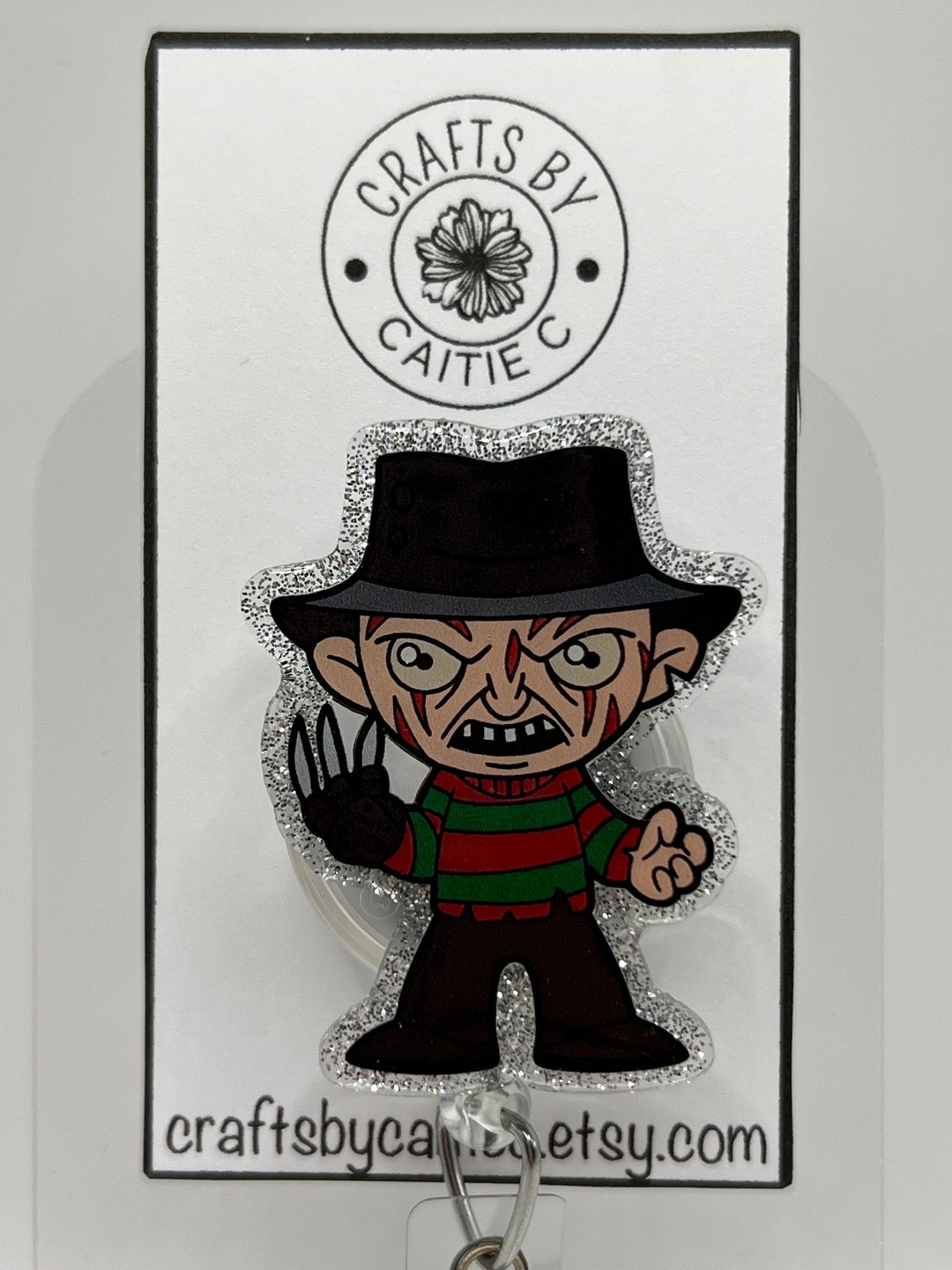 Freddy Krueger Retractable ID Badge Reel - Etsy