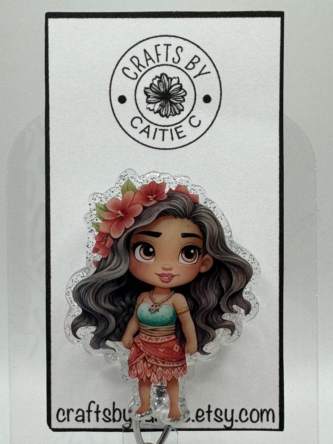 Moana (cartoon) Retractable ID Badge Reel - Etsy